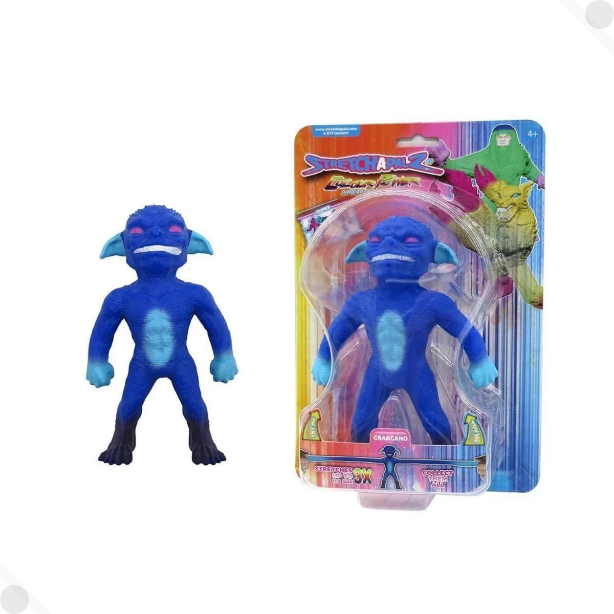 Boneco Elástico Borracha Stretchapalz Crabcano Colour Power Boneco Elástico Borracha Stretchapalz Crabcano Colour Power