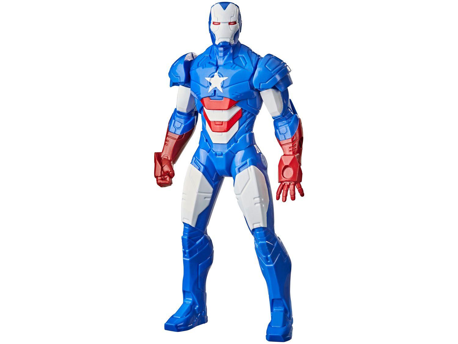 Boneco Homem de Ferro Marvel Patriota de Ferro 24cm Hasbro