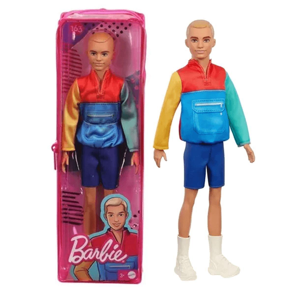 Boneco Ken Da Barbie Fashionistas Moletom Colorido Mattel - Boneco Ken ...