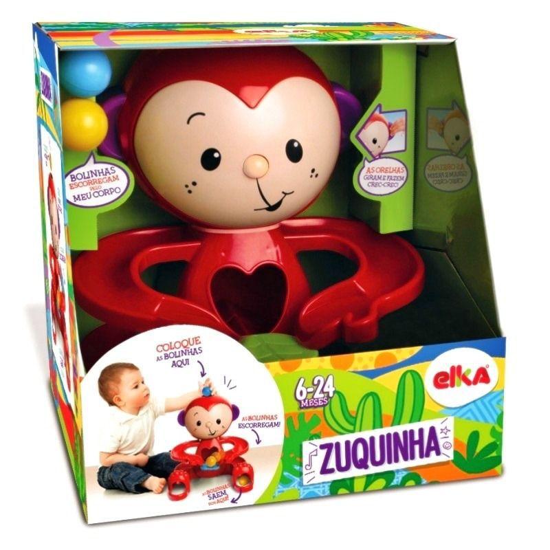 Boneco Macaco Infantil Didático Zuquinha - Elka - ELKA BRINQUEDOS ...
