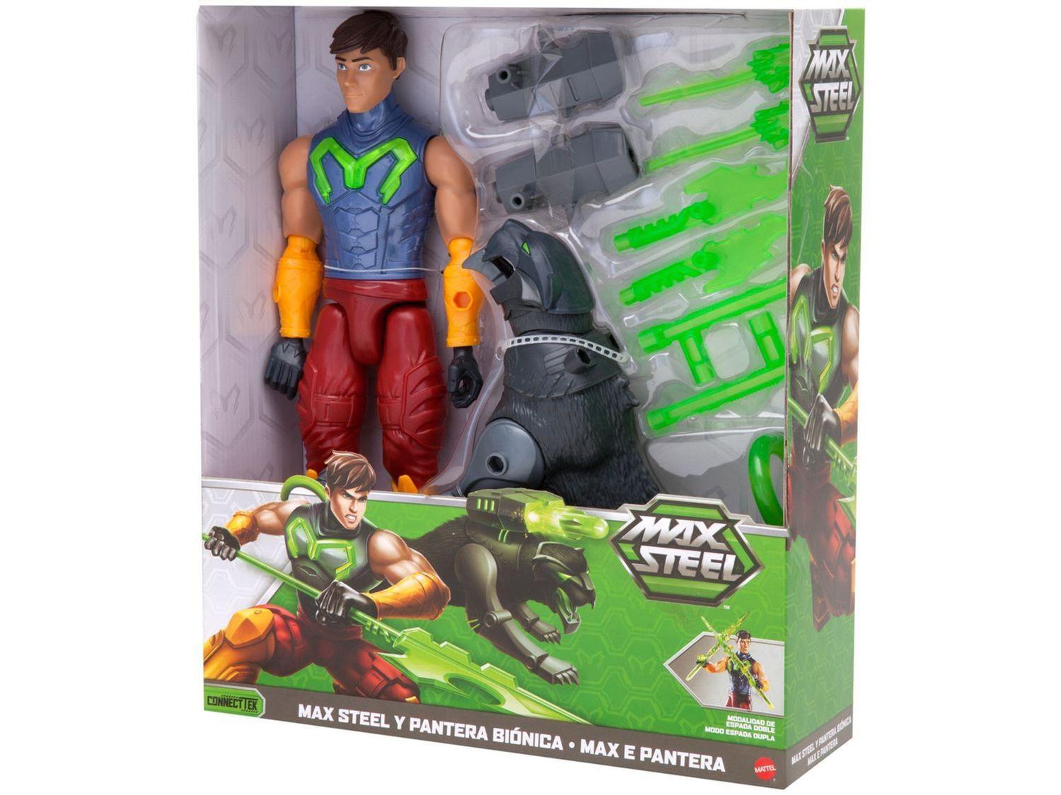 Boneco Max Steel FDT74 com Acessórios - Mattel - Bonecos - Magazine Luiza