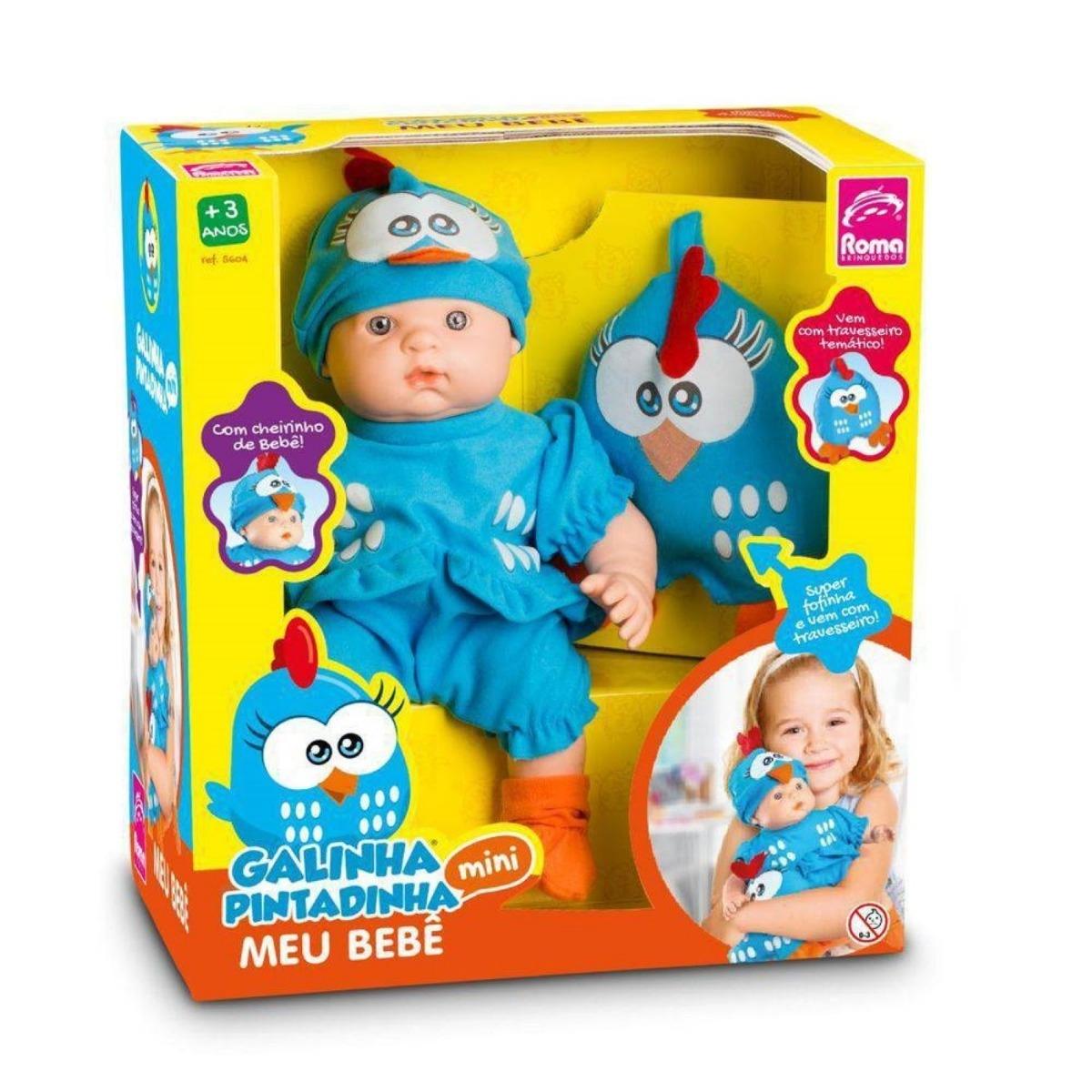 Boneco Meu Bebê Galinha Pintadinha Roma Brinquedos - Bonecos - Magazine ...