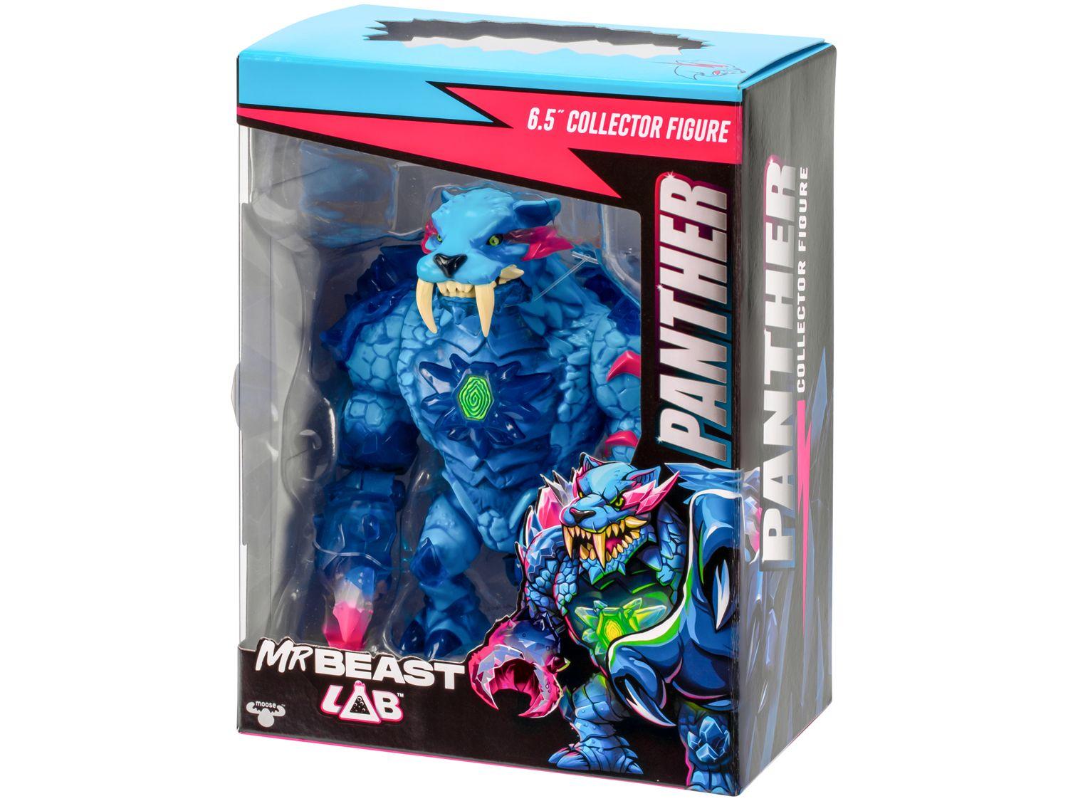 Boneco MrBeast Lab Pantera 16cm Candide