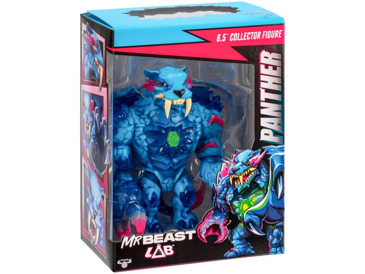 Boneco MrBeast Lab Pantera 16cm Candide