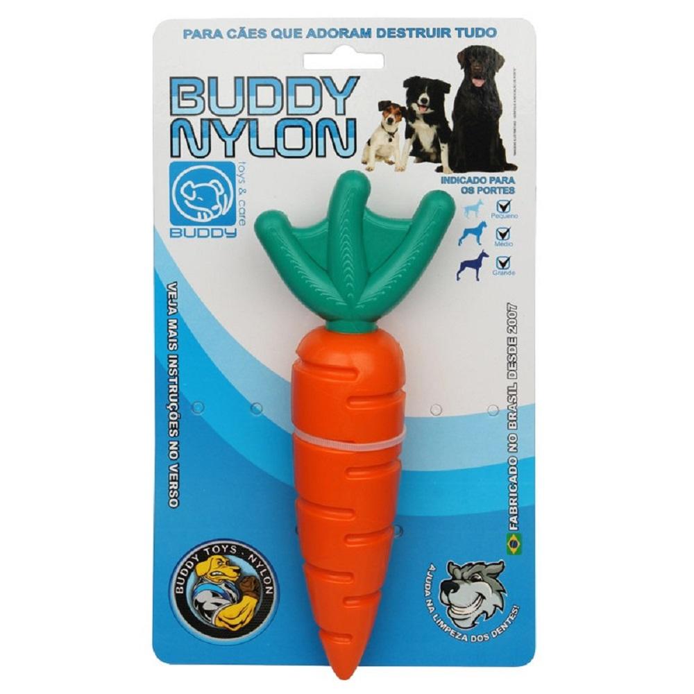 Boneco nylon + cenoura nylon + graveto nylon + osso nylon - Buddy toys ...