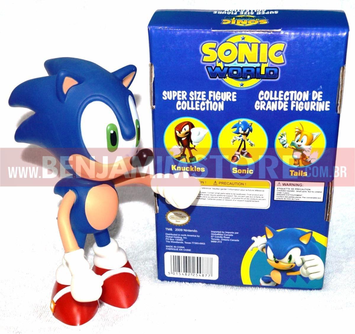 Boneco Sonic Grande Super Size Figure Collection 20cm - Sonic World ...