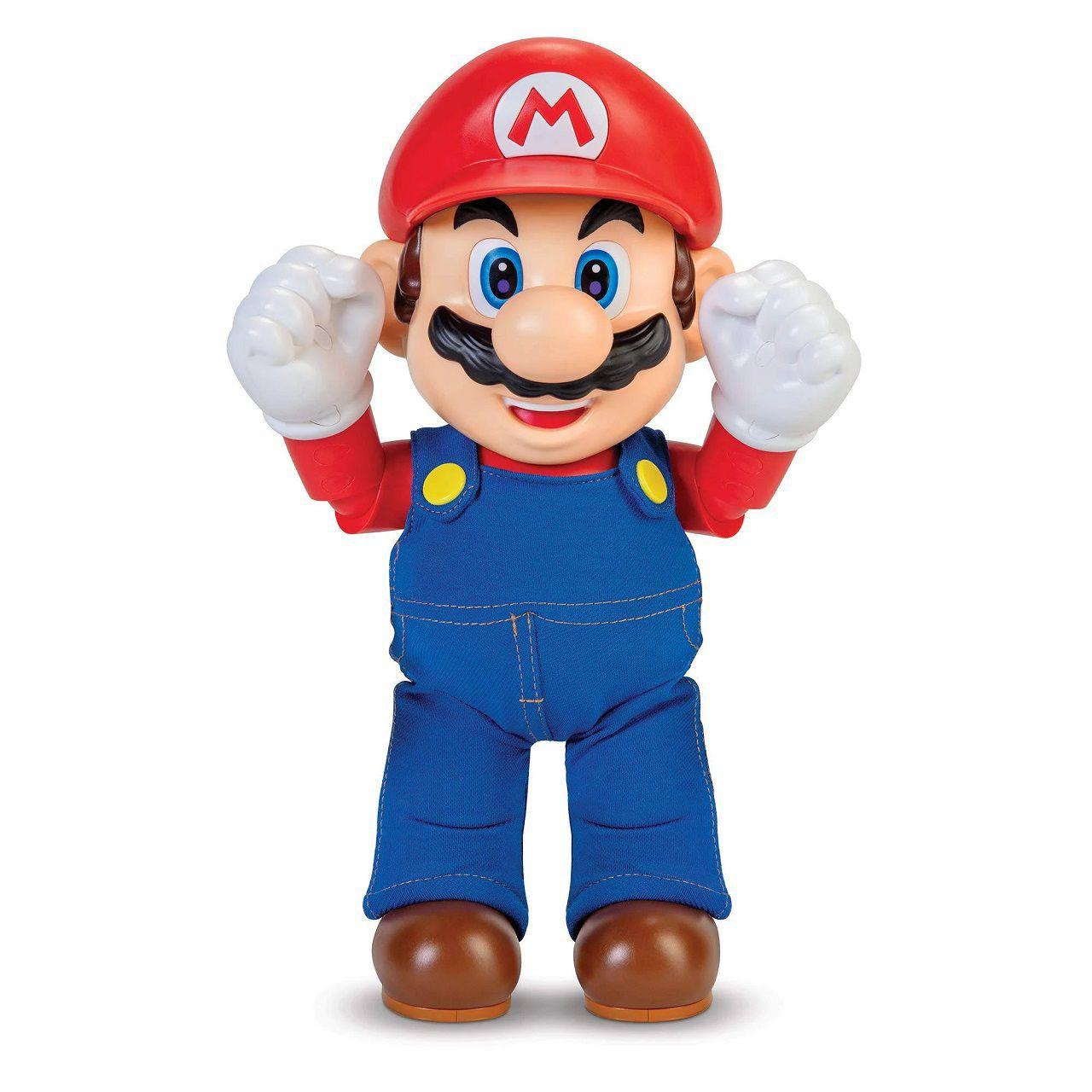 Boneco Super Mario Bros Articulado Com Som e Falas 30cm - CANDIDE ...