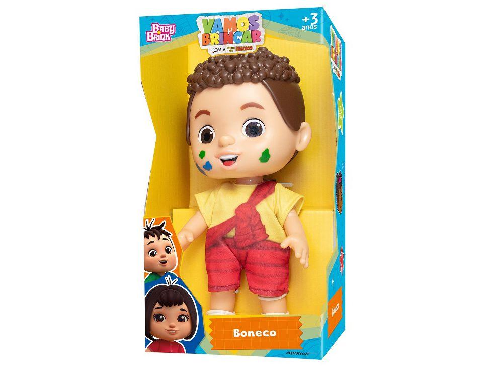 Boneco Turma da Mônica Vamos Brincar Cascão 27cm Baby Brink