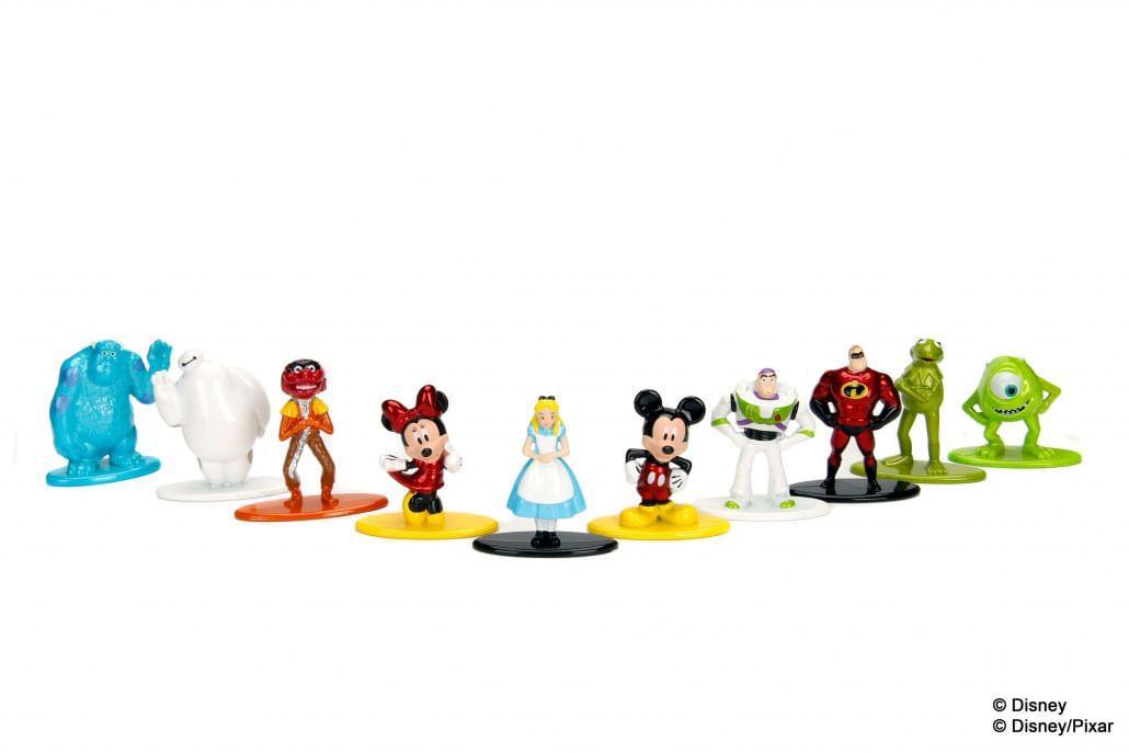 Bonecos de Metal Nano Disney Pack C/10 - Jada Toys - Dtc - Bonecos ...
