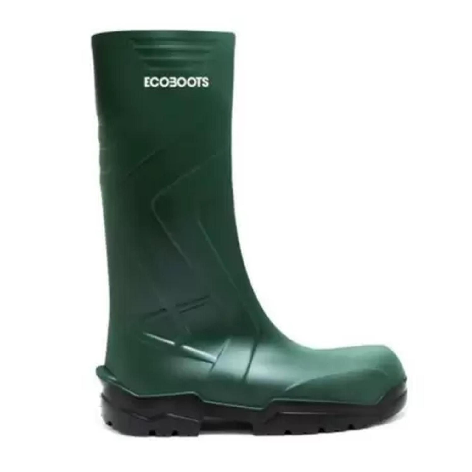 Bota de PU verde cano longo Ecoboots N 39 Professional Factory Sale