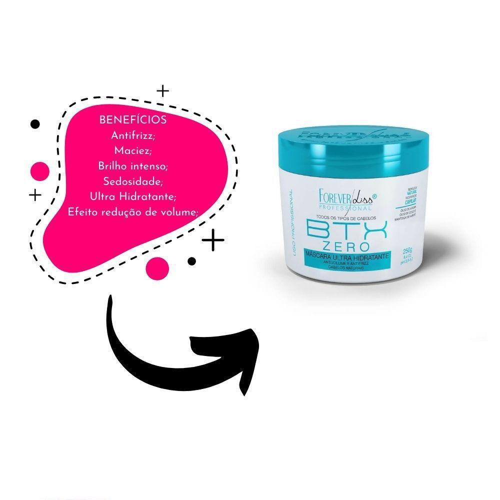 Botox Btx Zero Hidratante Sem Formol Forever Liss 250g Cuidados Com O