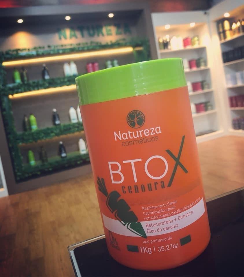 Botox De Cenoura Redutor De Volume Sem Formol Natureza Cosméticos 1kg