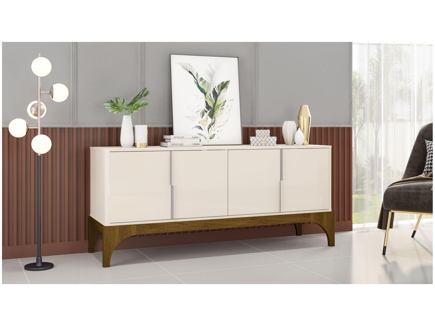 Buffet Moderno Lukaliam Móveis 4 Portas - Amalfi - Buffet e Balcão para ...