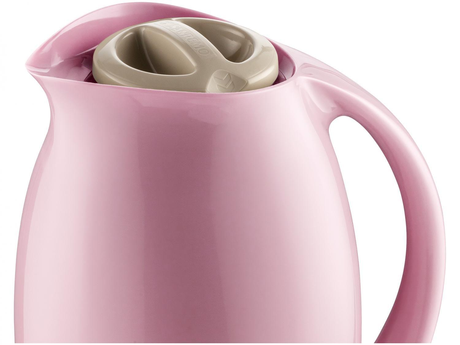 Bule de Café Térmico Rosa 700ml Sanremo Cuidar - Bules - Magazine Luiza