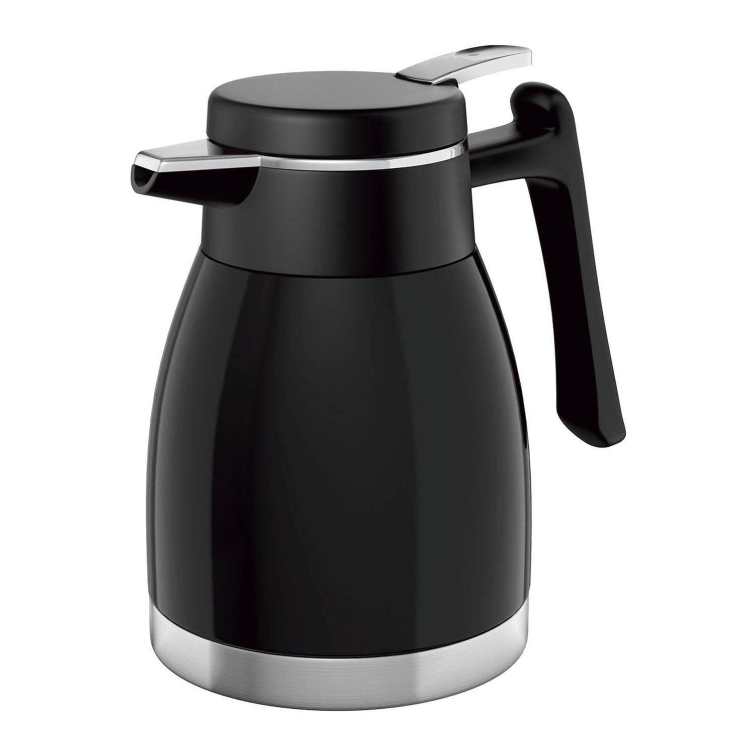 Bule Térmico Aço Inox 1,2L Quebec Euro Home Preto - Bules - Magazine Luiza