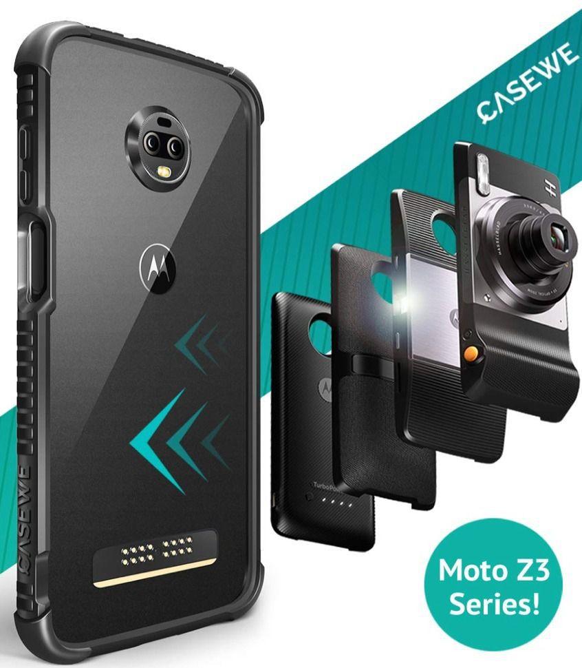 Bumper Anti-impacto Motorola Moto Z3 / Z3 Play - Preto ( Compatível com ...