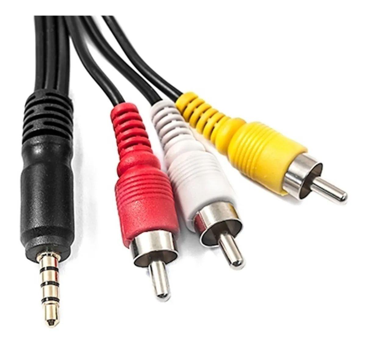 Cabo Adaptador P3 RCA - Áudio e Vídeo - Mxt - Cabo P3 - Magazine Luiza