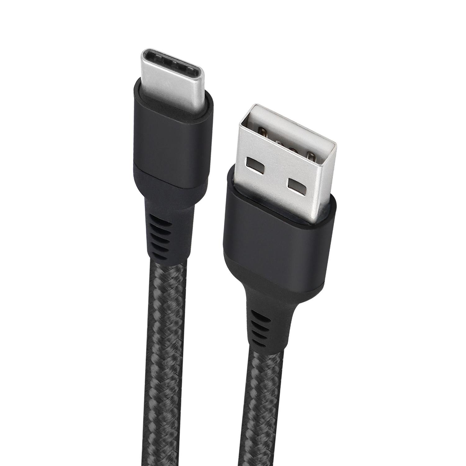 Cabo carregador USB tipo C turbo Android Geonav em nylon reforçado - No ...