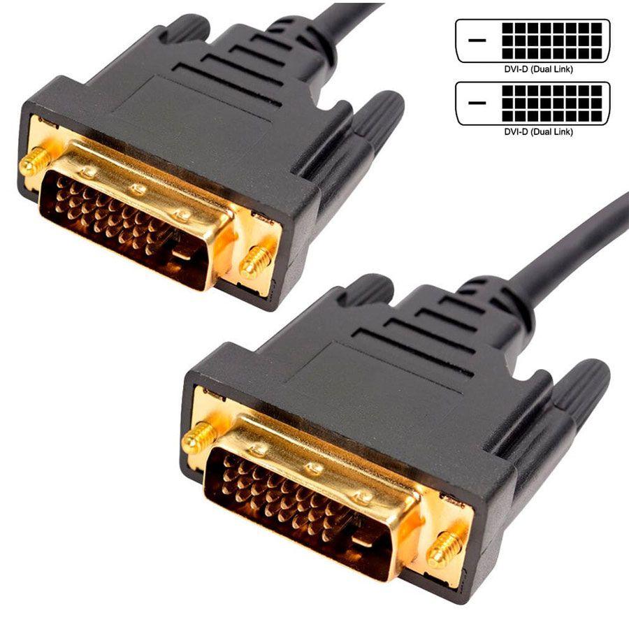 Cabo DVI 1,5 Metros DVI -D Dual Link 24+1 Pinos - Rpc - Cabo DVI ...