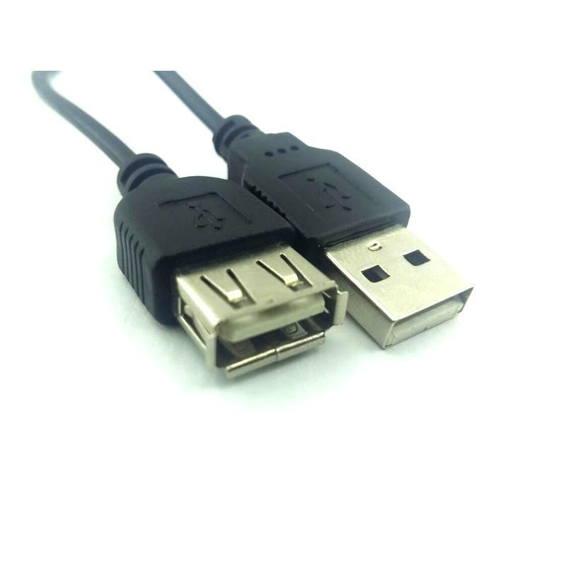 Cabo extensão usb A Macho x A Fêmea de 0,60 cm - 20 peças - Wincabos ...