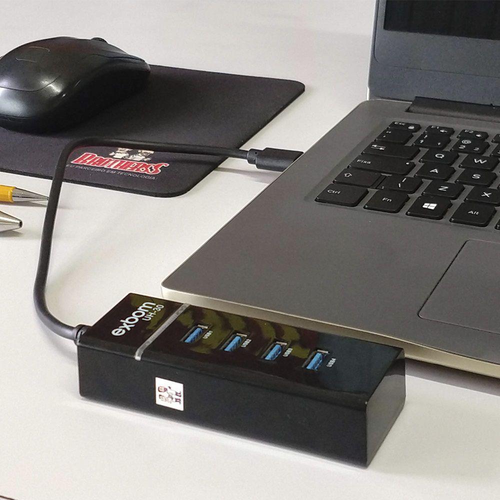 Cabo Extensor Usb 3.0 Alta Velocidade Hub 4 Portas Usb para Notebook Pc ... Cabo Extensor Usb 3.0 Alta Velocidade Hub 4 Portas Usb para Notebook Pc ...