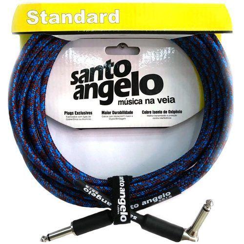 Cabo Guitarra Violão Santo Ângelo Textil 3,05 Metros Plug L - Santo ...