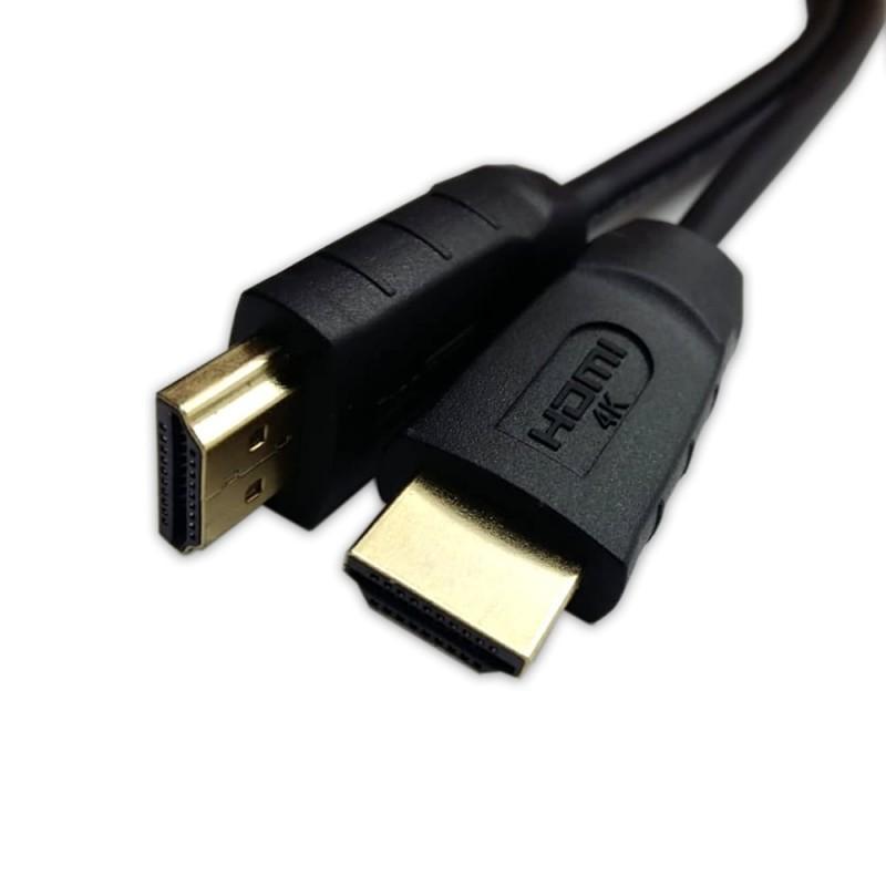 Cabo Hdmi versão 2.0 ultra hd 4K de 1 Metro Tv 3d Gold - Brasforma ...