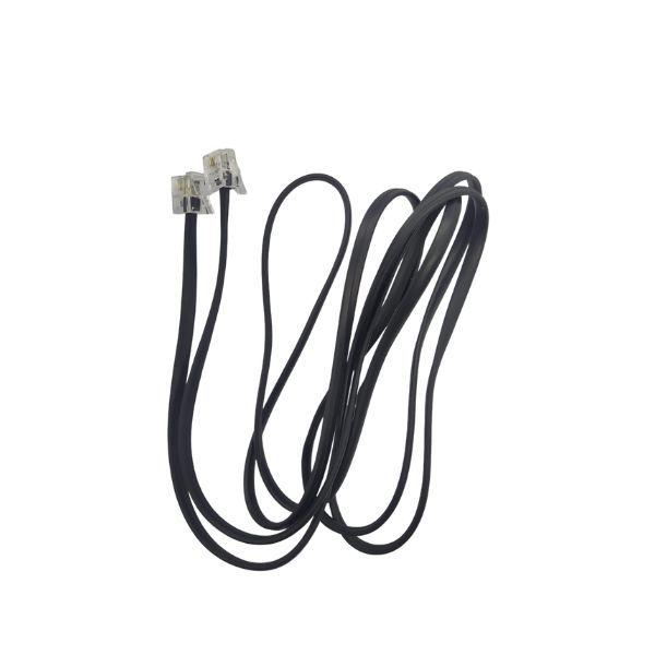 Cabo Liso Com Conector Rj11 Para Telefone 1,50 Metros - SIX - Cabo de ...