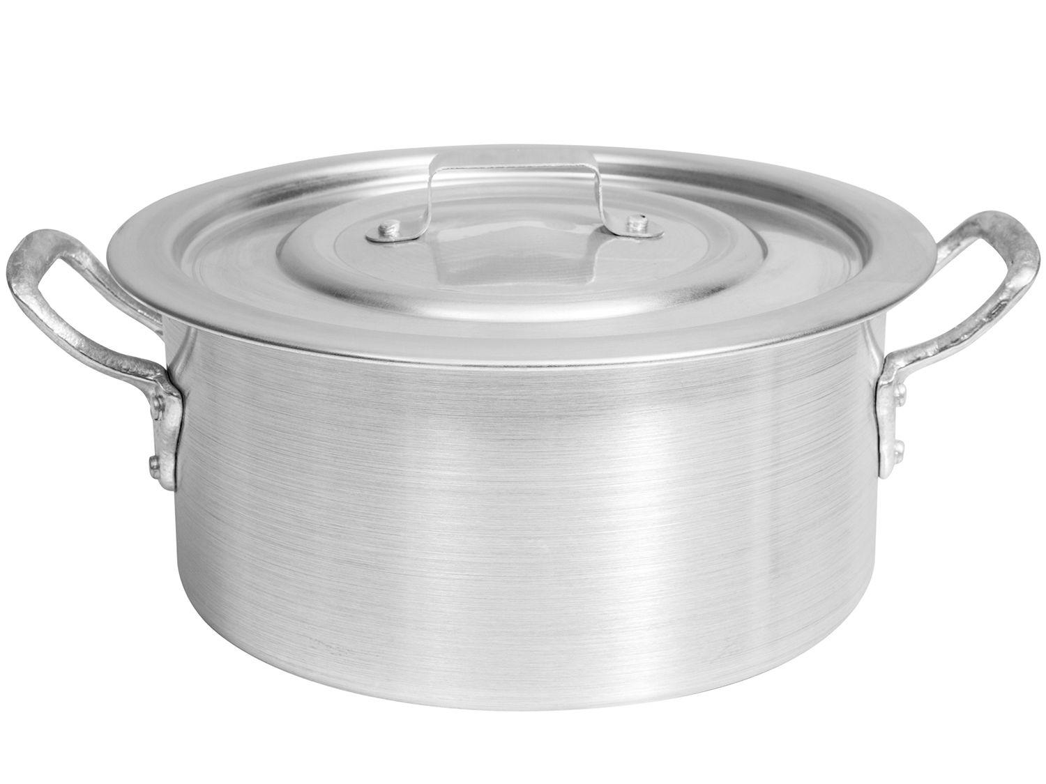 Caçarola Alumínio Fortaleza 5,6L 24cm - com Tampa Hotel 551124 ...