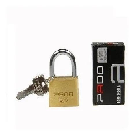 Cadeado Pado Pequeno Armário Mala Corrente Latão 40mm - Cadeados ...