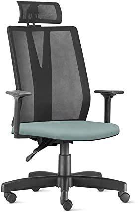 Cadeira addit presidente ergonomica com apoio crepe preto - Frisokar ...
