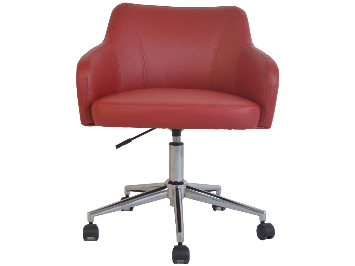 Cadeira de Escritório Presidente Giratória Vinho 1006 Otello
