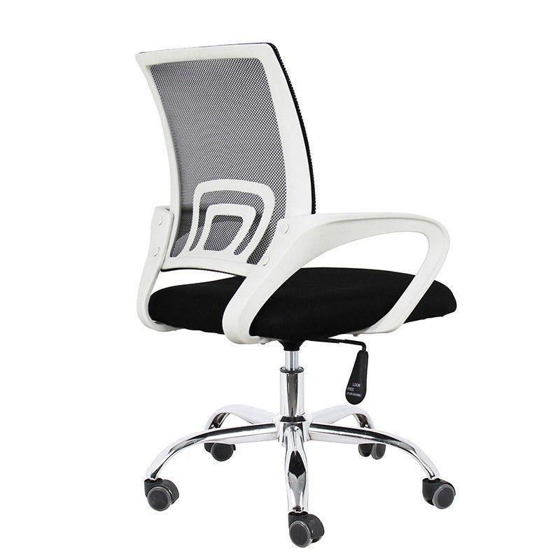 Cadeira Mesh Ergonômica Escritório Secretária Branca Conforsit 4902 ...