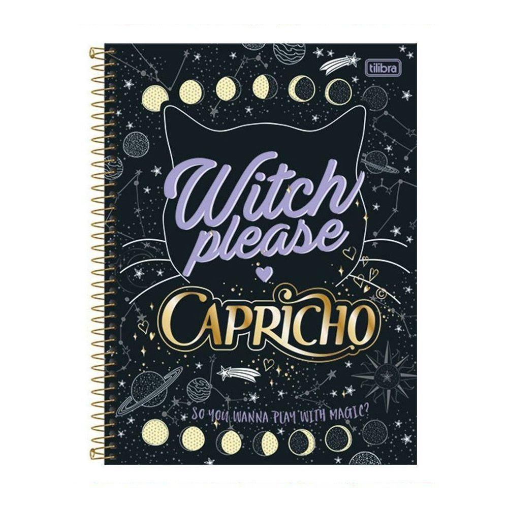 Caderno capricho universitário (1x1) 96 folhas - Tilibra - Caderno ...