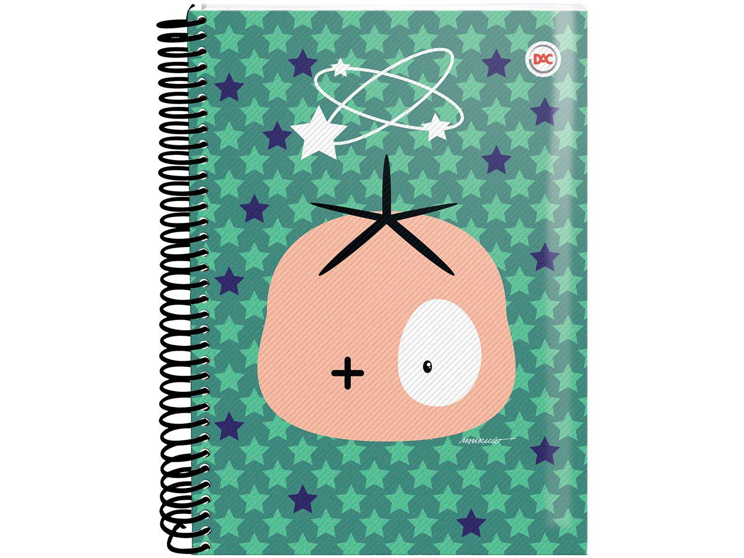 Caderno Espiral 10 Matérias DAC - Mônica Toy 2427_CB 200 Folhas ...