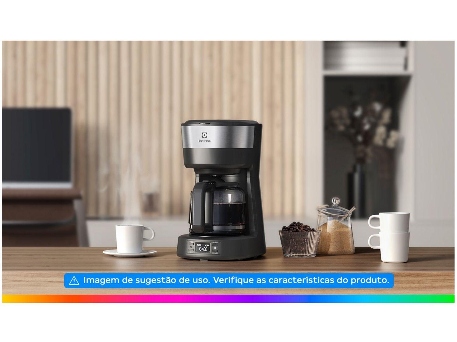 Cafeteira Elétrica Electrolux Experience ECM25 30 Cafés Granite Gray