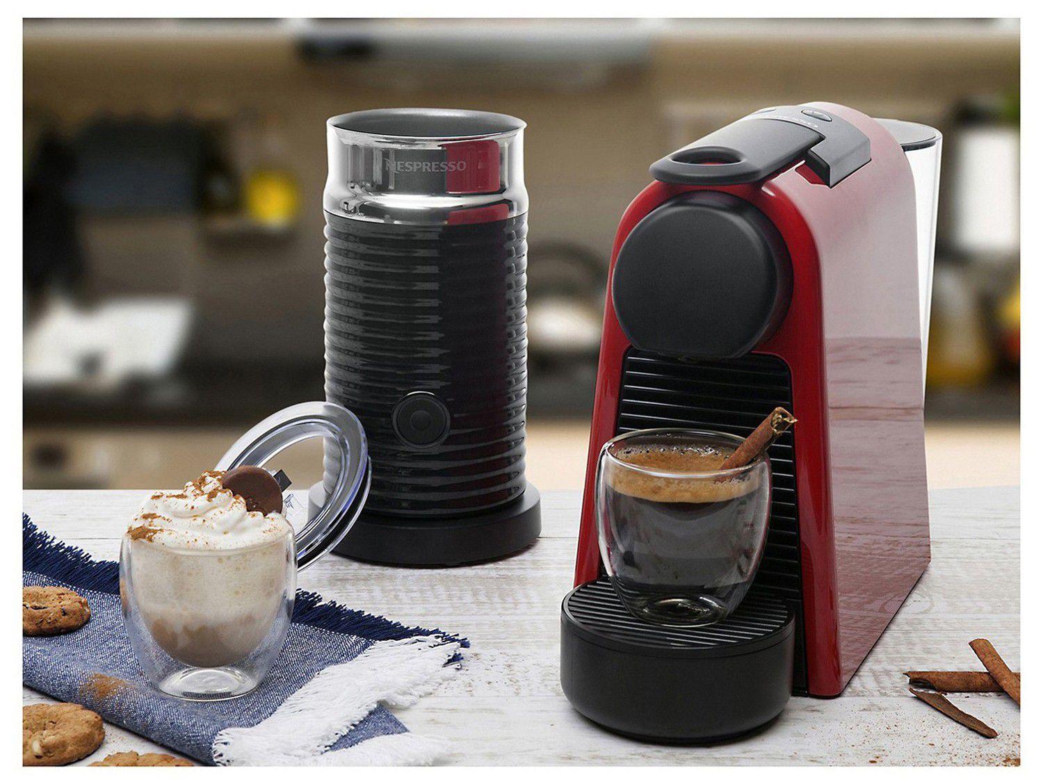Cafeteira Expresso 19Bar Nespresso - Combo Essenza Mini Red + Aero3 ...