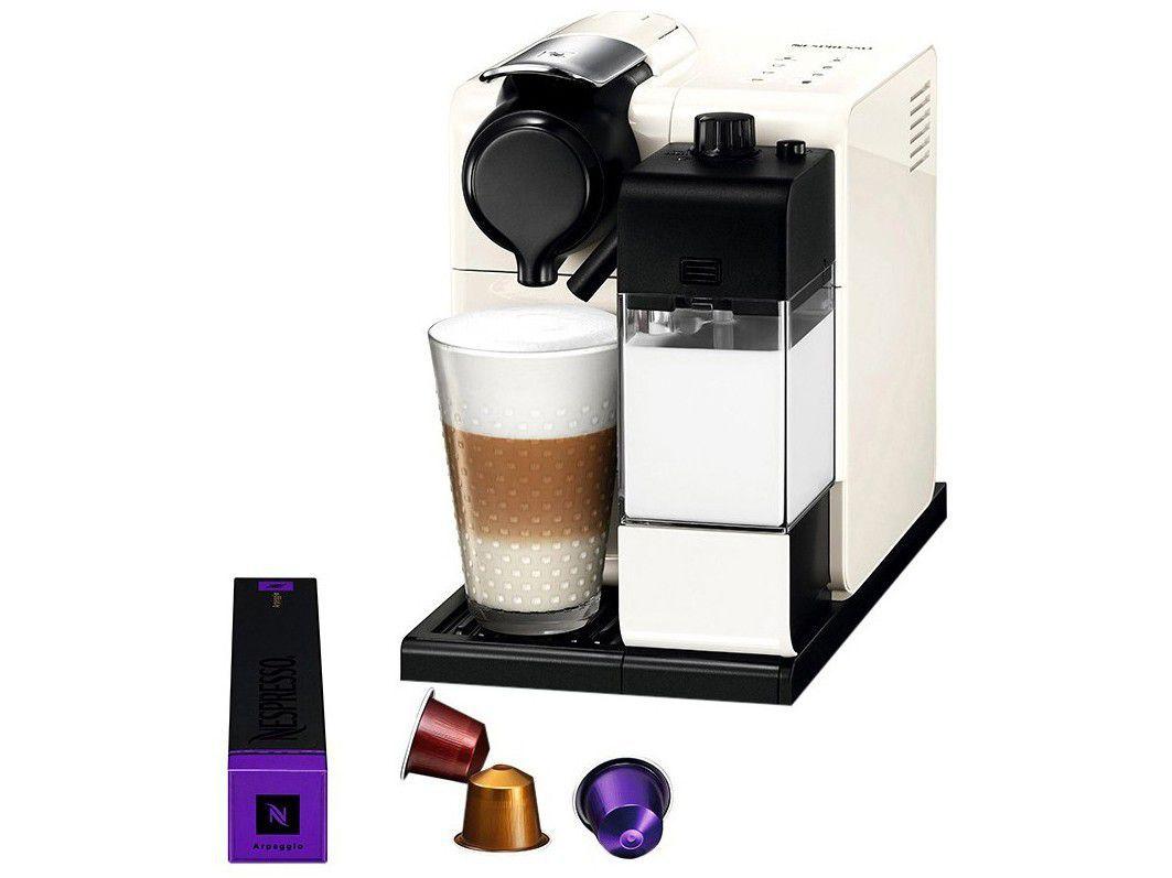 Cafeteira Expresso de Cápsula Nespresso - Lattissima Touch F521-SI Branca 19 Bar - Cafeteiras ...