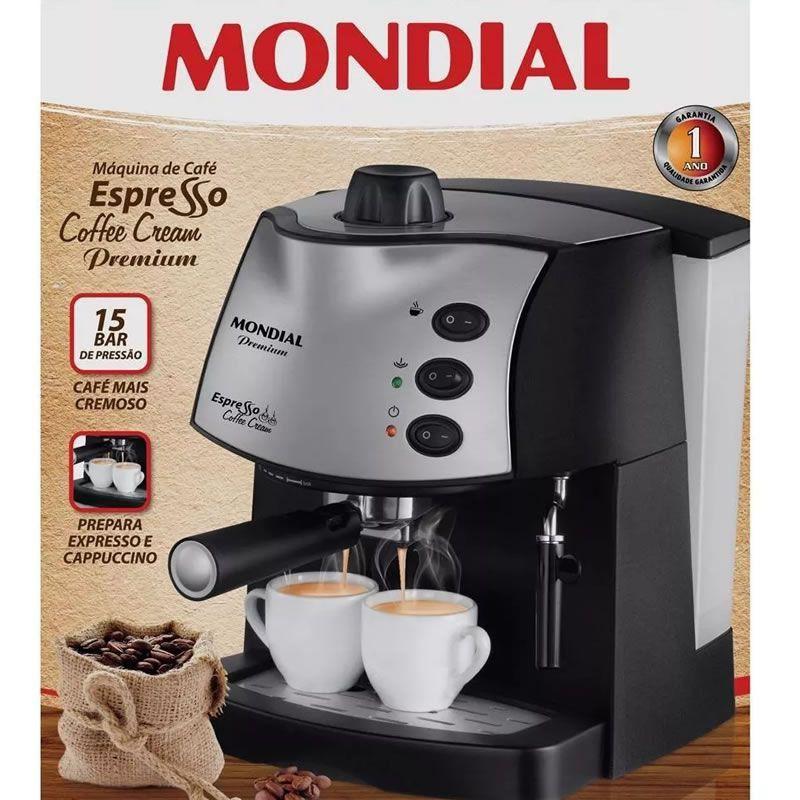 Cafeteira Expresso Mondial Coffee Cream Premium C-08 15 Bar - Cafeteira ...