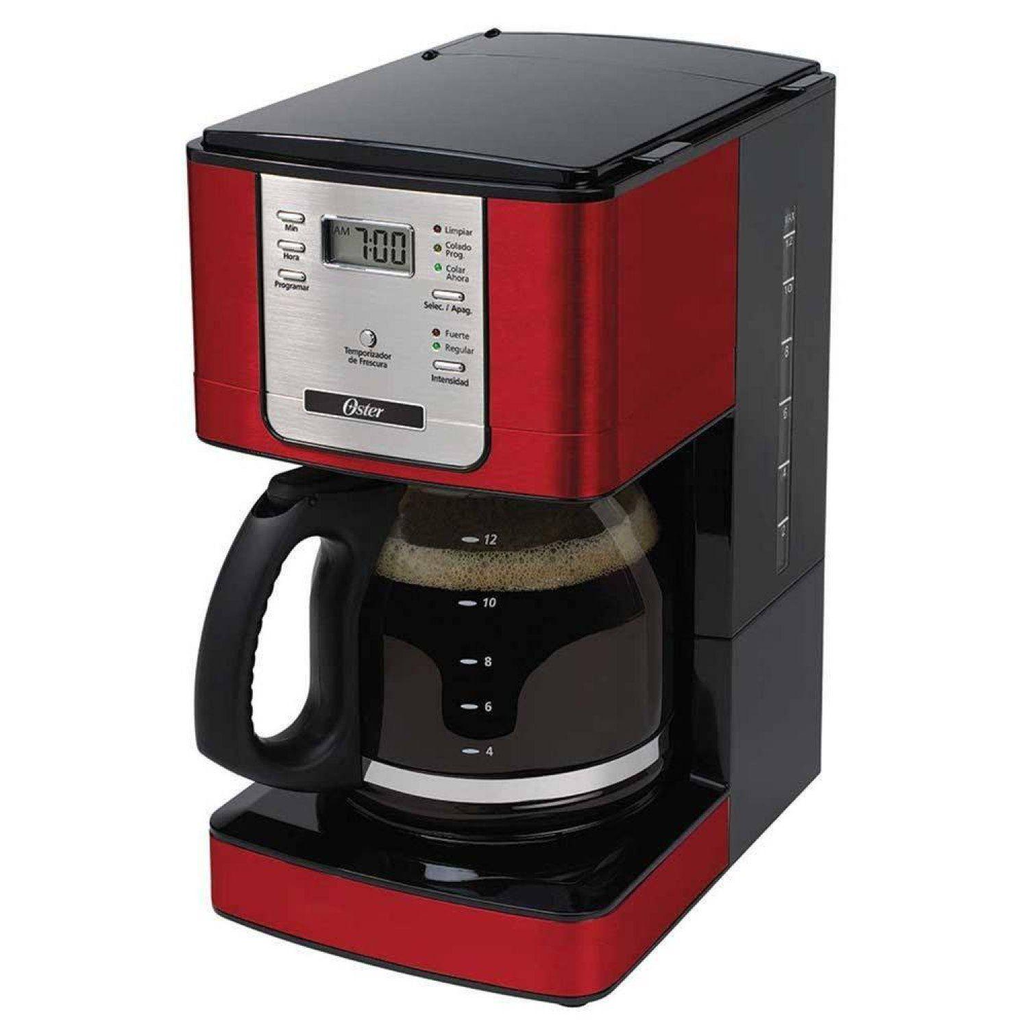 Cafeteira Oster Flavor Programável 220V Vermelho - Cafeteiras Elétricas ...