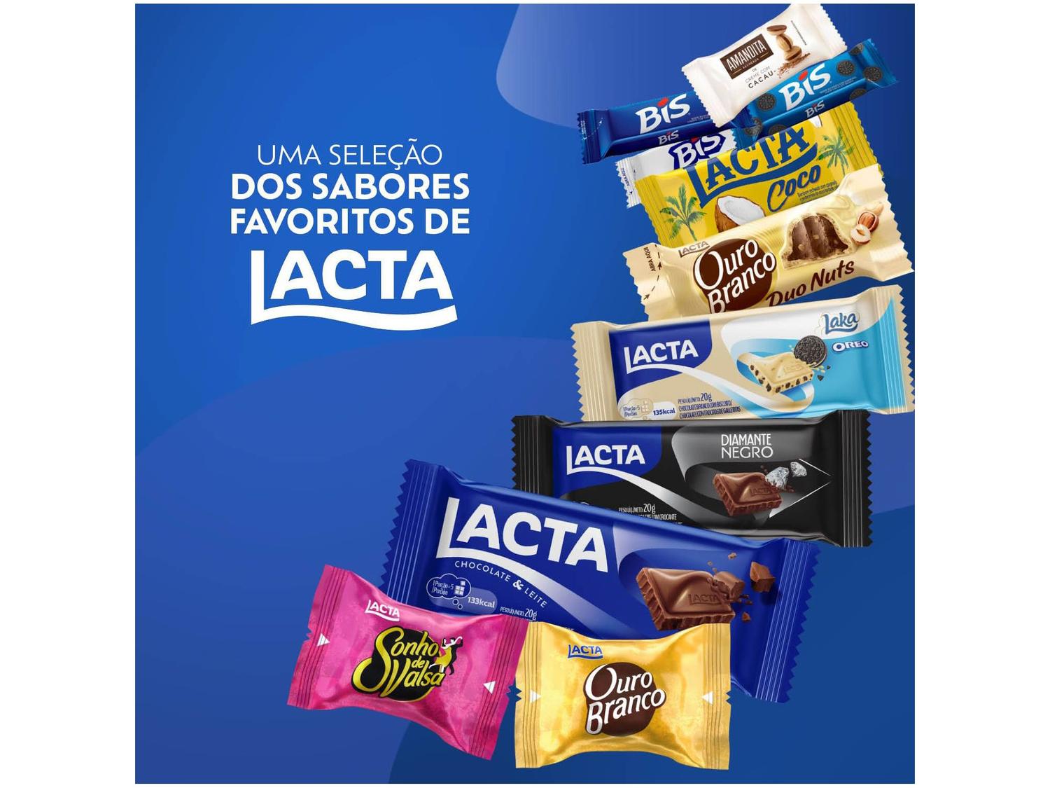 Caixa de Chocolates Variedades Lacta Favoritos 250g