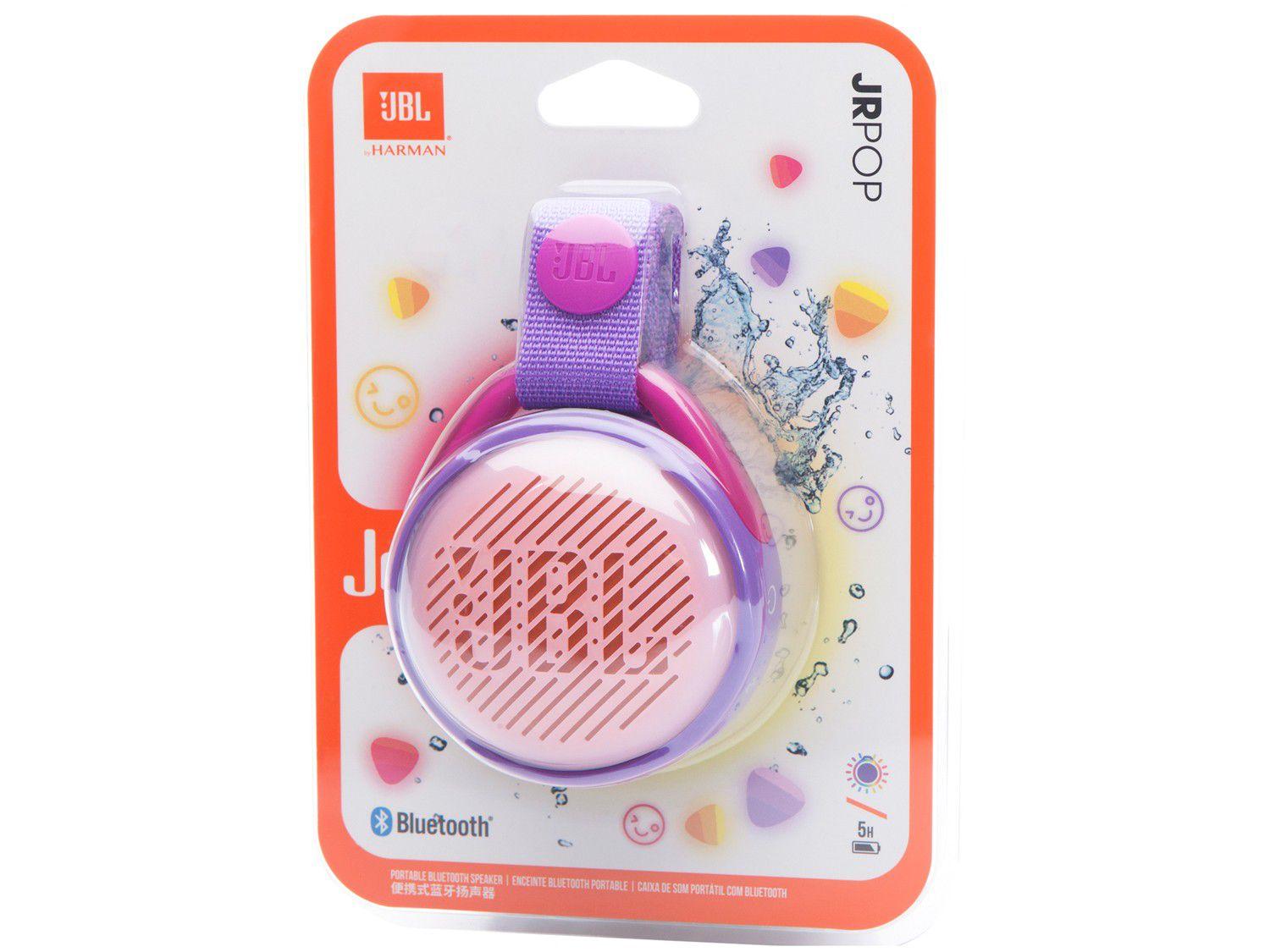 Caixa de Som Bluetooth JBL JR POP Portátil - Amplificada à Prova de ...