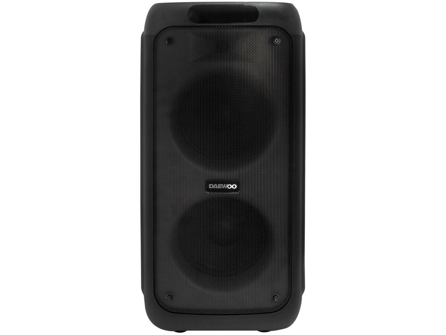 Caixa de Som Daewoo Partybox 2000 DW2000 Bluetooth Amplificada Portátil ...