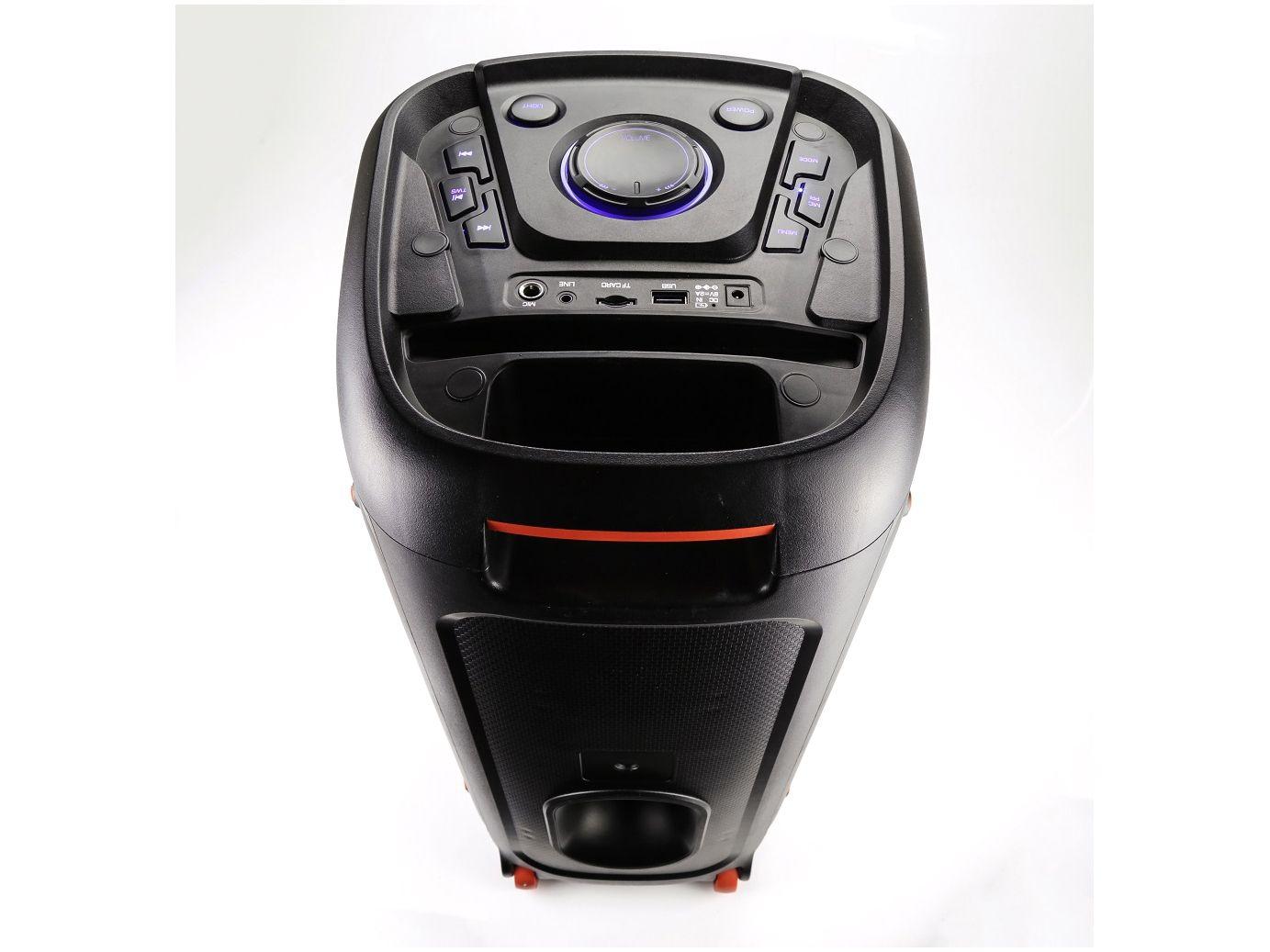 Caixa de Som Daewoo Partybox 600 DW815 Bluetooth Amplificada Portátil ...