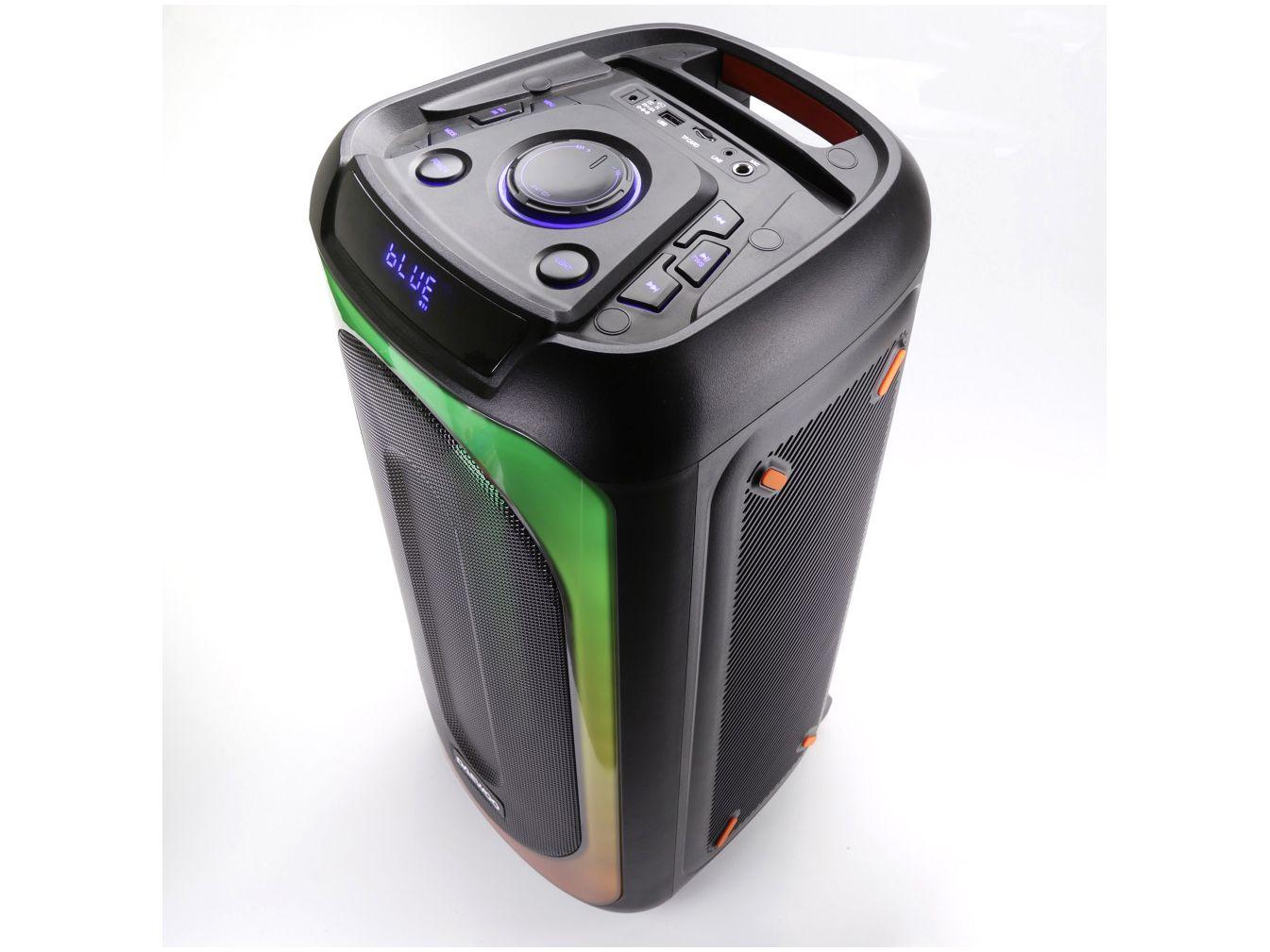 Caixa de Som Daewoo Partybox 600 DW815 Bluetooth Amplificada Portátil ...