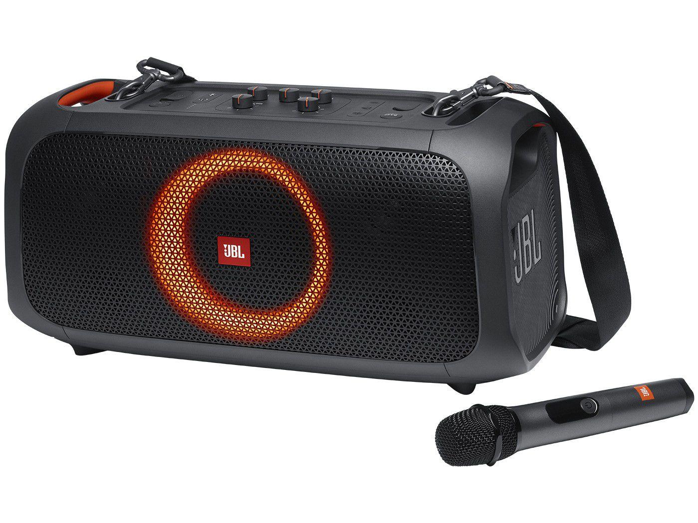 Caixa de Som JBL Party Box On The Go Bluetooth Portátil Amplificada com ...