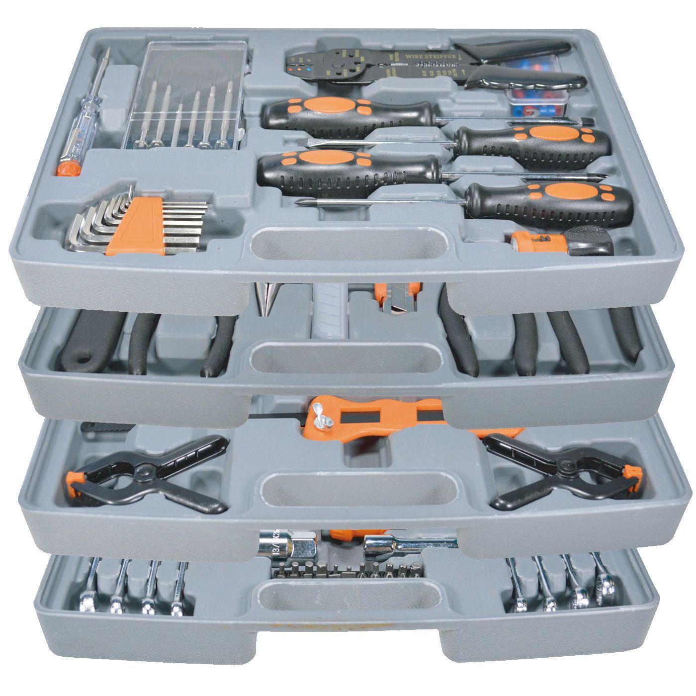 Caixa Ferramentas Completa Com Gavetas 199 Peças Starfer - Caixa de ...