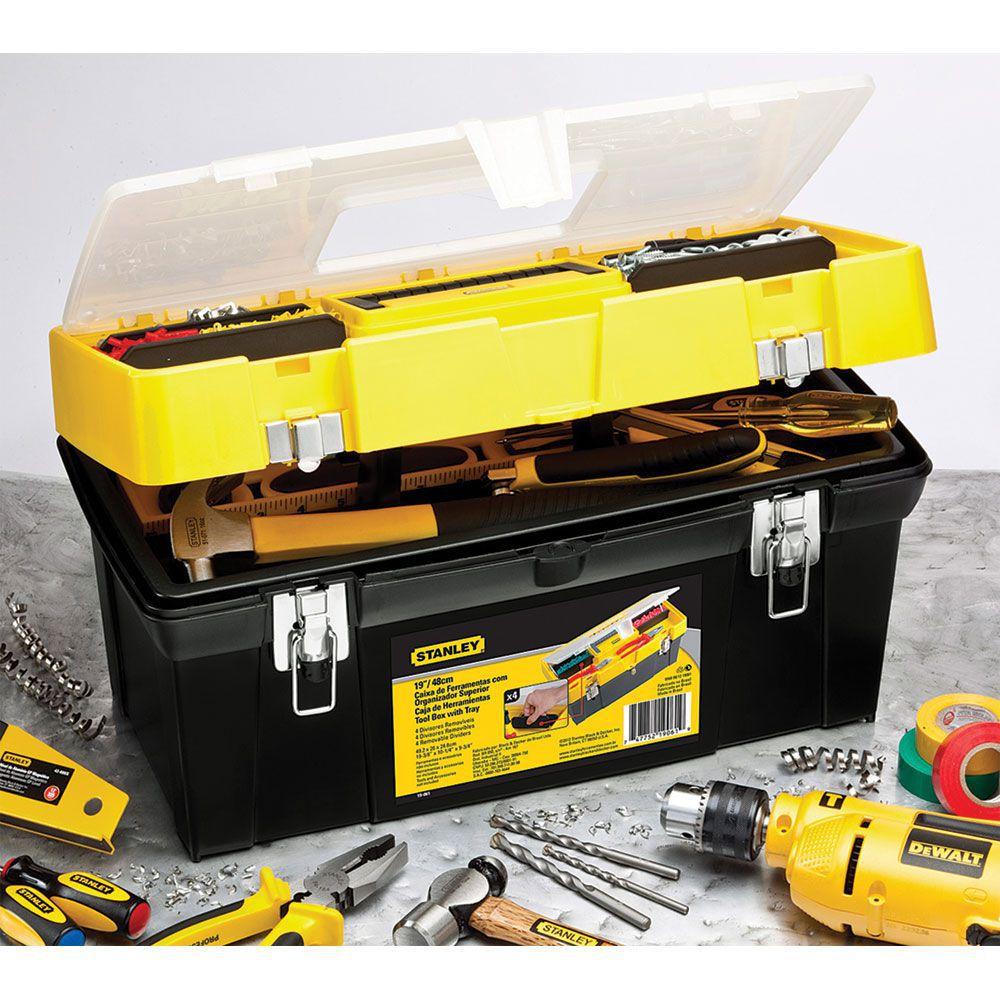 Caixa para Ferramentas com 4 Divisores 19-061 Stanley - - - Magazine Luiza