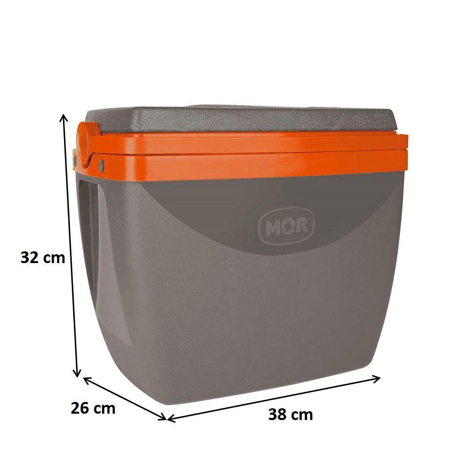 Caixa Térmica Cooler 18 Litros Bebidas Lanches Cerveja - Mor - Cooler ...