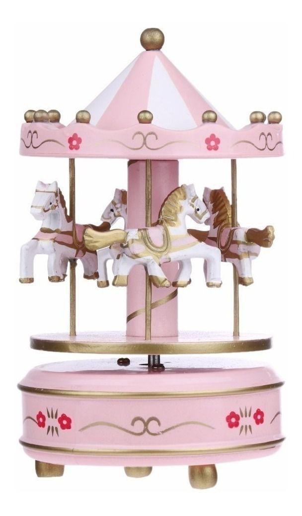 Caixinha Carrossel Musical Decorativo Ambientes Criança Infantil ...